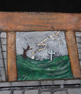 Aurora "Bride of Frankenstein" Diorama - The Doctor's Model Mansion